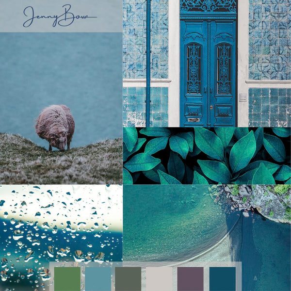 Cool November: Unexpected Color Palette - Jenny Bova | Art & Design